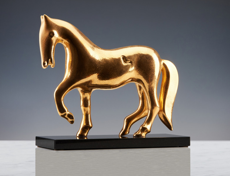 LIPICANEC – KRALJEVI KONJ – BELA GLAZURA | Oskar Kogoj